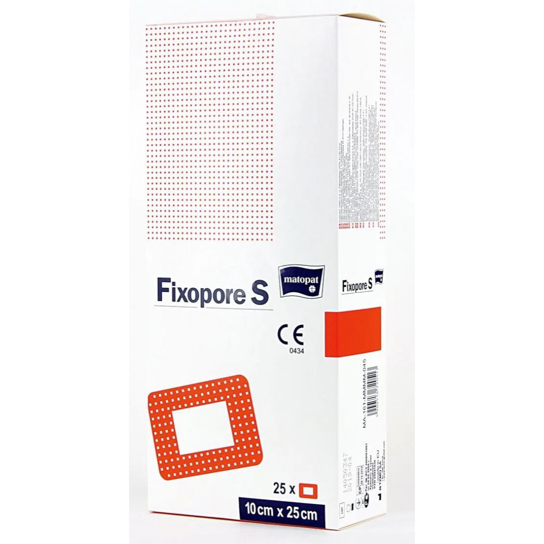FIXOPORE S pleistras su tvarsčiu sterilus 1/25 vnt.